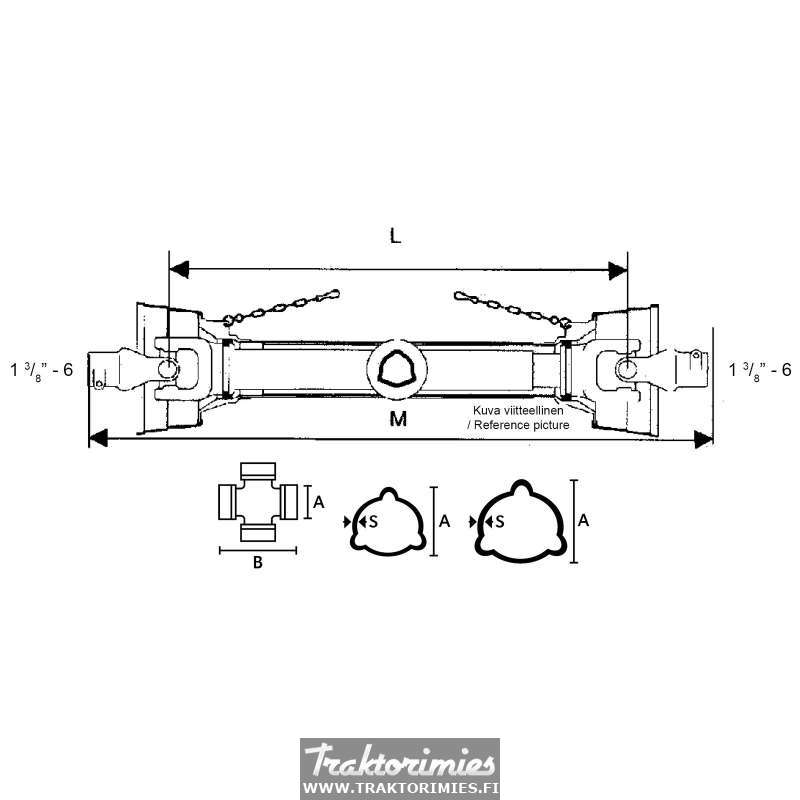 Nivelakseli B104 1 3 8 6 Ylikk 1 3 8 6 T823286 369 00 EUR nivelakseli-b104-1-3-8-6-ylikk-1-3-8-6-t823286-369-00-eur